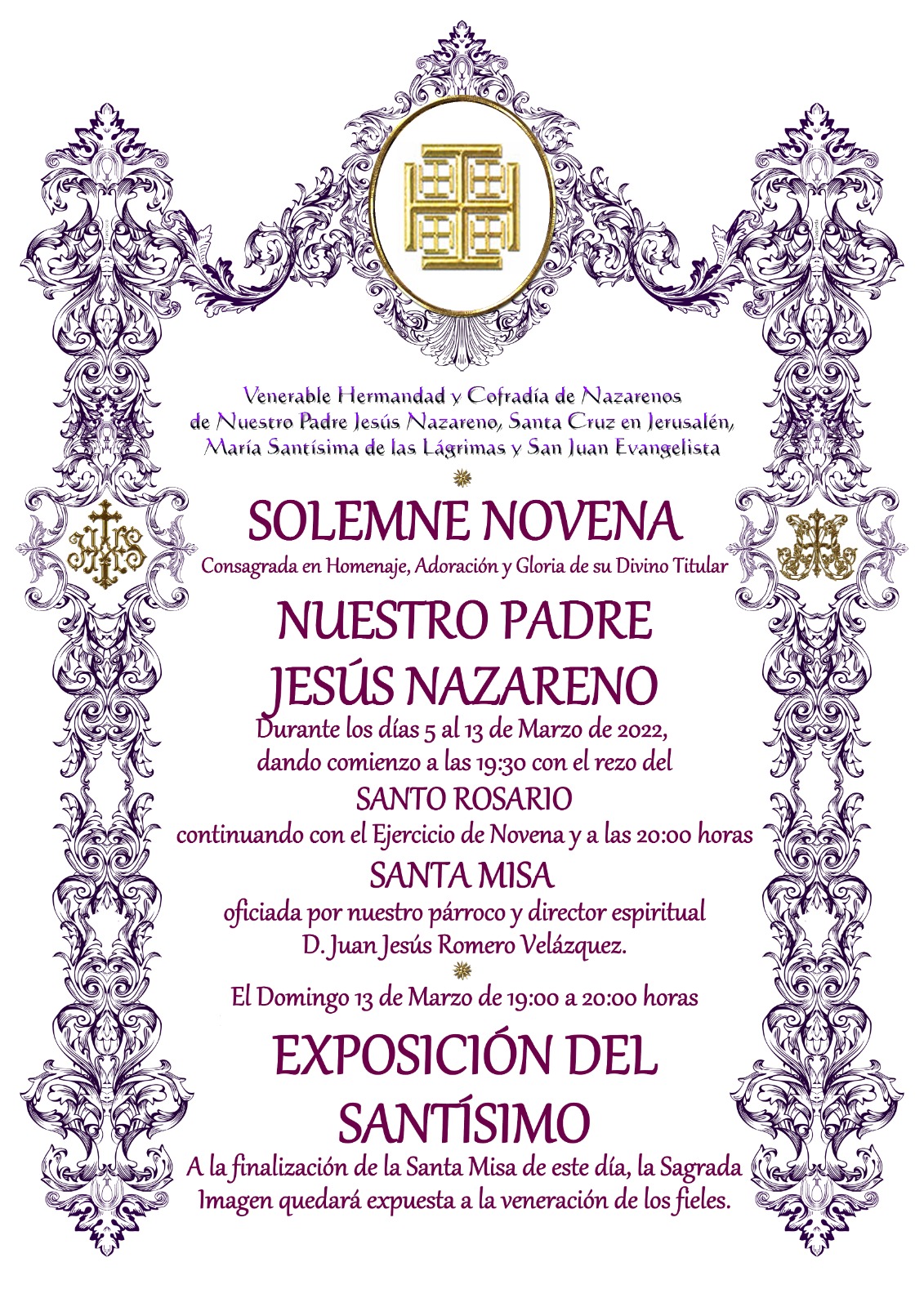 Novena Ntro. Padre Jesús Nazareno